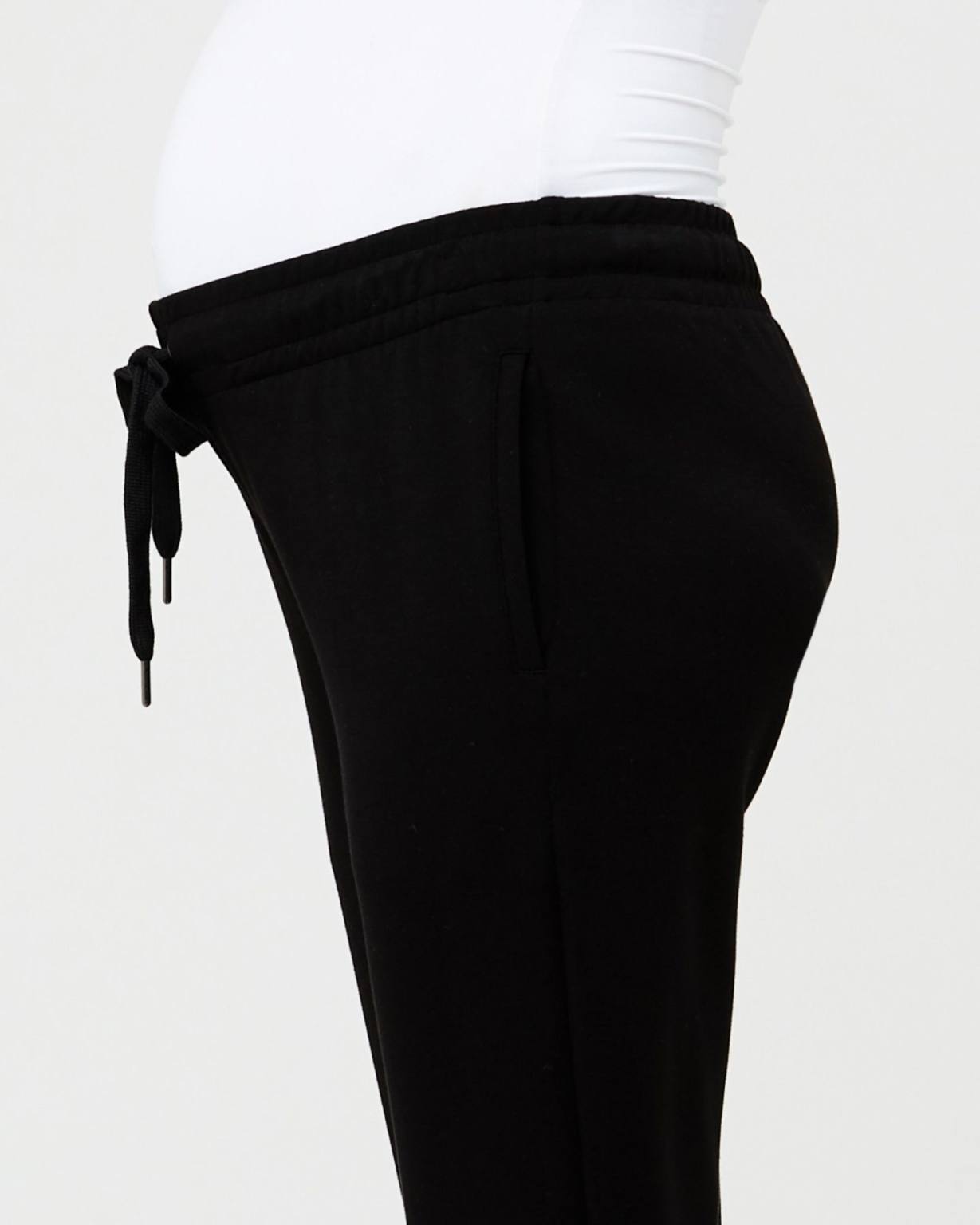 Super Soft Scuba Maternity Jogger – Black – 3 Bears Maternity